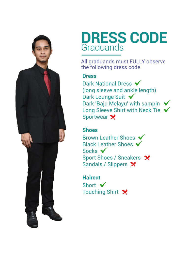 Dress Code for Graduands – IIUM CONVOCATION